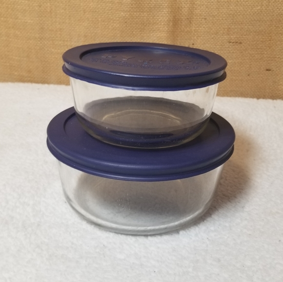 Pyrex | Kitchen | Pyrex Bowl 72 Clear Glass Bowl 4 Cup 2 Cup Both With ...